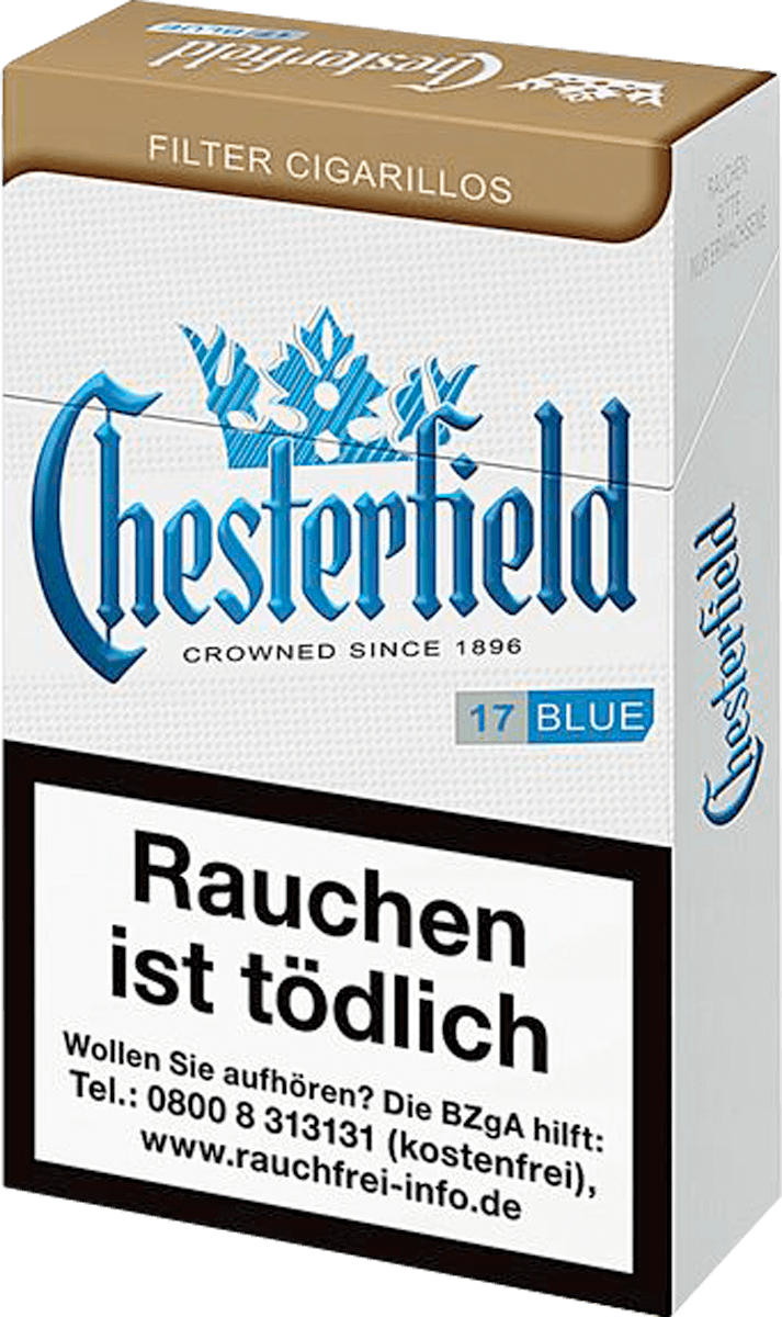 Chesterfield Blue King Size Filter Cigarillos (10 x 17) für 30,00