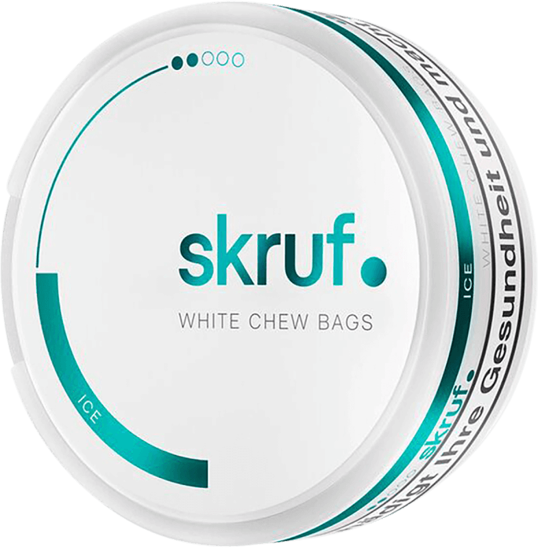 Skruf Ice White Chew Bags 2 für 6,50