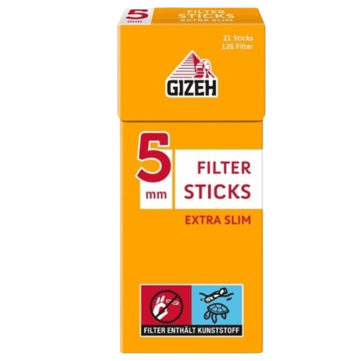 GIZEH Filter Sticks Extra Slim 5,3 mm 126 Stück für 1,80